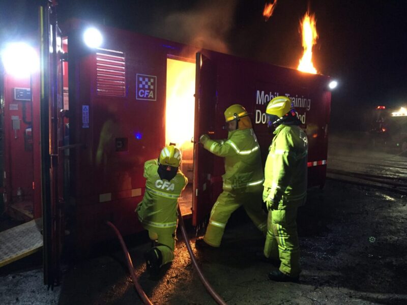 Fire Fighting Training Night - Upwey Fire Brigade